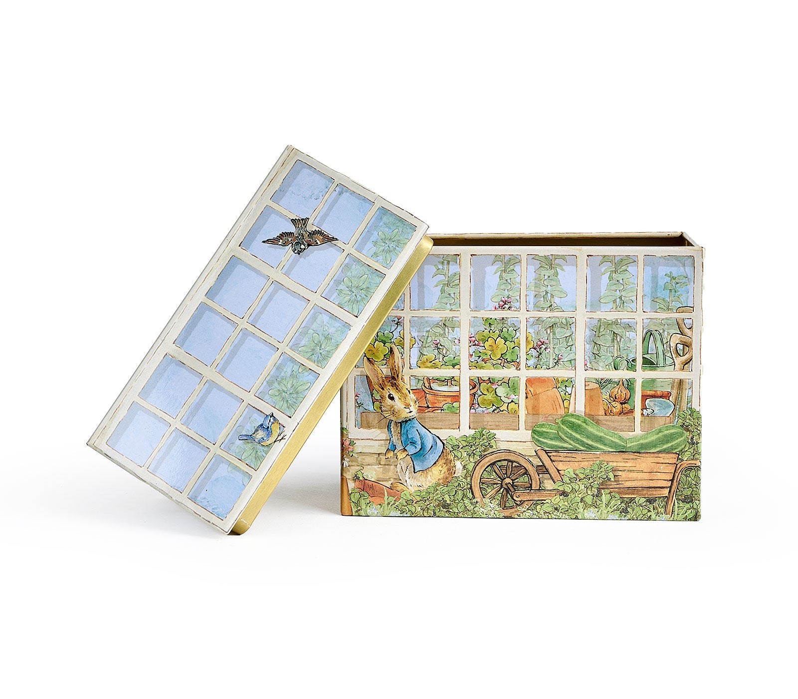 Peter Rabbit Green House Tin – Joanne Hudson Basics