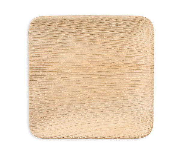 Leaf & Fiber Square 8in Plate Set of 6 Made from Palm Leaves – Joanne ...